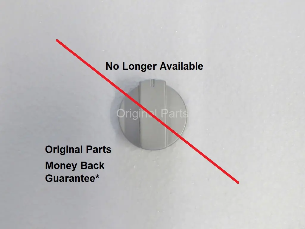 ELFA Cooktop Knob Size 40mm Skirt, 3mm Stem, 5mm D Shaft | Original Parts