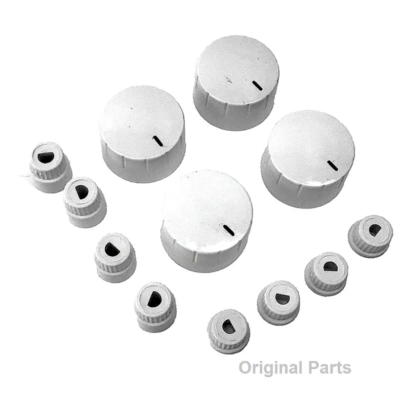 Universal Cooktop Knobs White (4 Pack) | Original Parts
